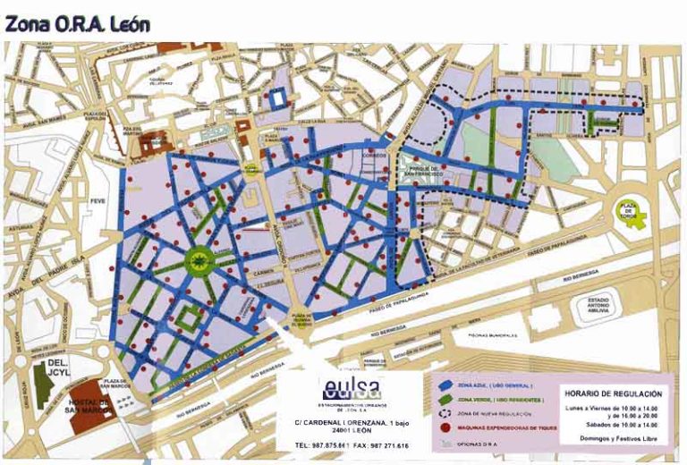 Zona Azul León (actualizado 2025) | Horario, Precio, Multas, App...
